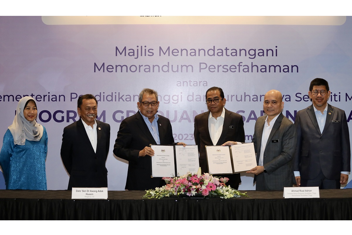 MOHE, SC ink MOU worth RM30m to develop capital market graduate programme | KLSE Screener